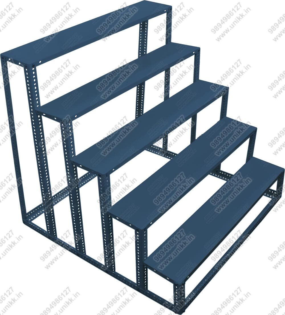 5 Steps Golu Stand Powder Coated